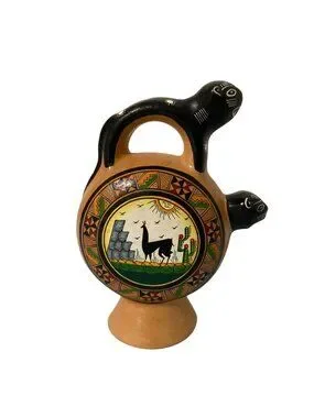 Handmade | Accents | Vintage Inca Jaguar Clay Salamanca Folk Art ...